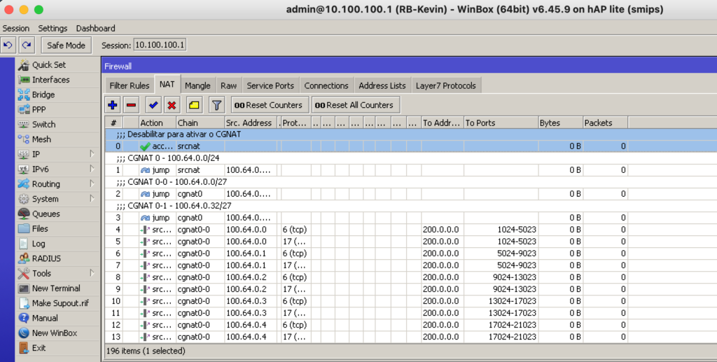 Como configurar CGNAT - Made4It