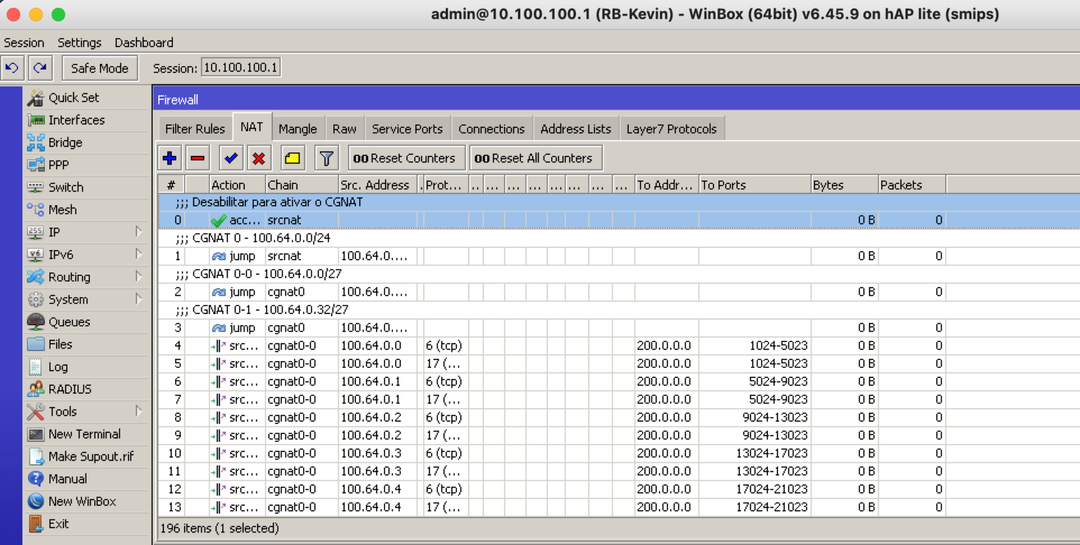 How to configure CGNAT - Made4It