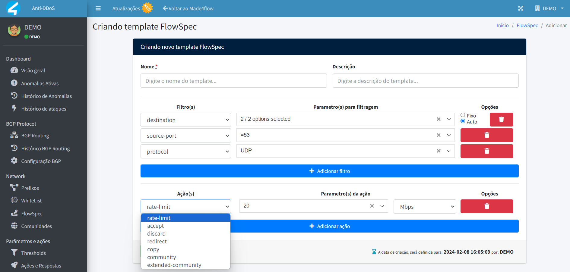 Como configurar FlowSpec em Roteadores Huawei - Made4It