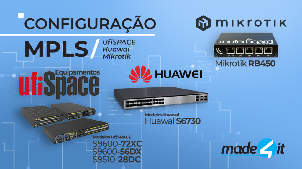 Como configurar MPLS em Ufispace - Made4It